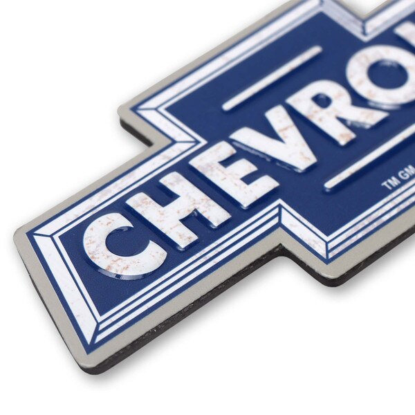 Chevrolet Logo Embossed Metal Magnet | Open Road Brands | Shop-ORB