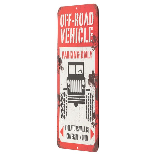 Off-Road Vehicle Embossed Metal Sign | Open Road Brands | Shop-ORB