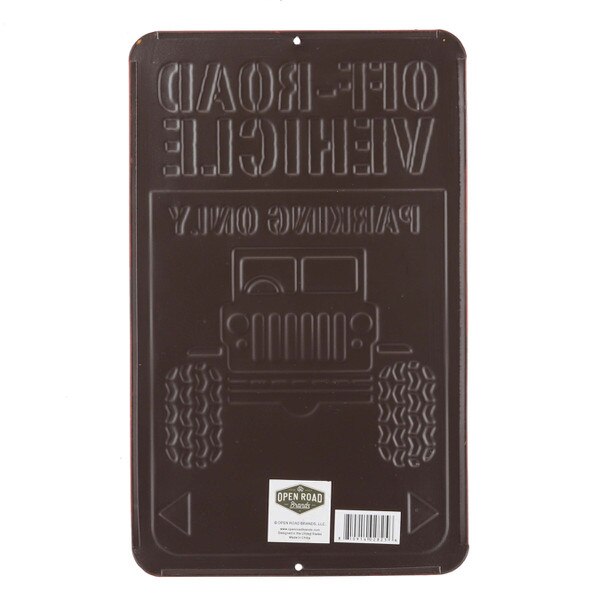 Off-Road Vehicle Embossed Metal Sign | Open Road Brands | Shop-ORB