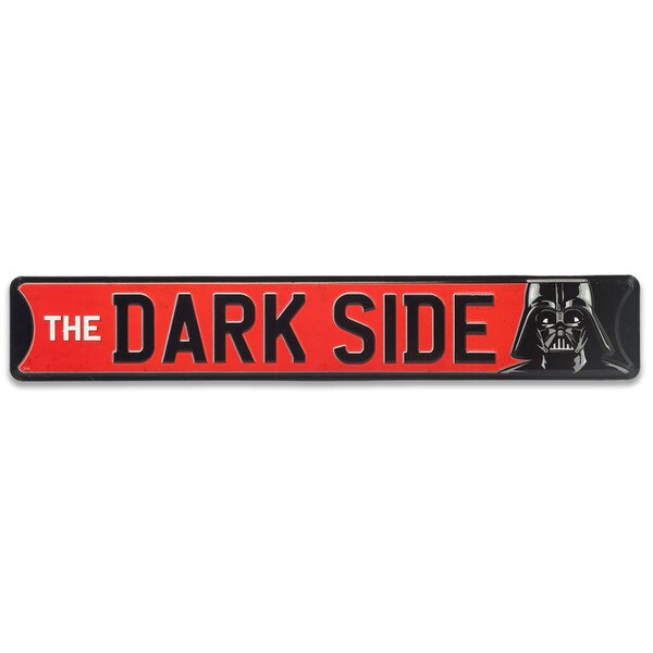 Star Wars Darth Vader The Dark Side Metal Street Sign | Open Road ...