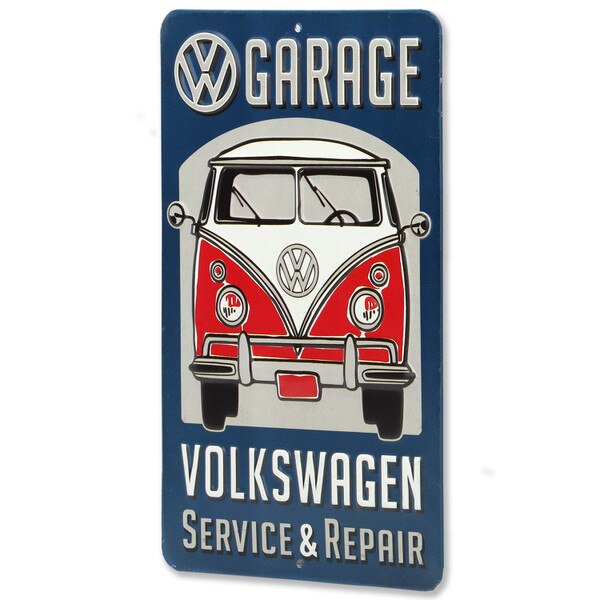 Volkswagen Garage Service & Repair Metal Sign | Open Road Brands | Shop-ORB