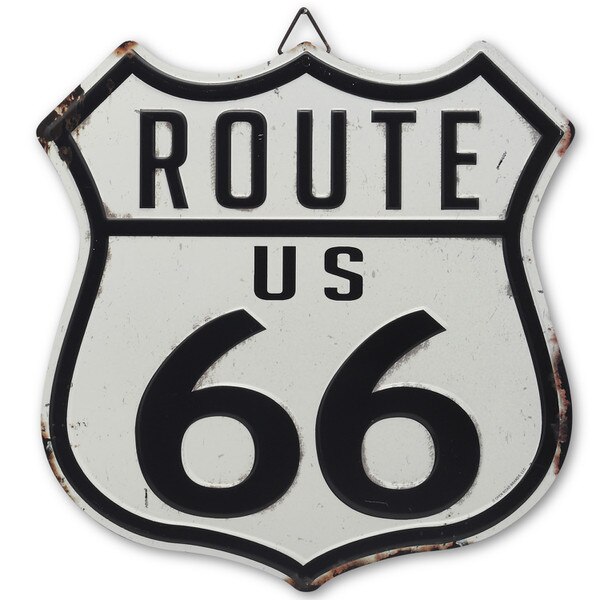 Route 66 Highway Embossed Metal Sign | Open Road Brands | Shop-ORB