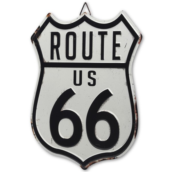 Route 66 Highway Embossed Metal Sign | Open Road Brands | Shop-ORB