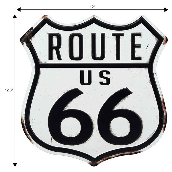 Route 66 Highway Embossed Metal Sign | Open Road Brands | Shop-ORB