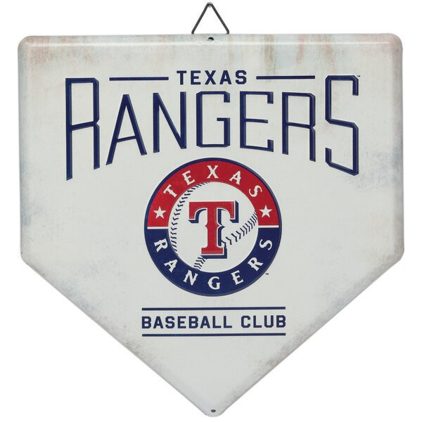 Texas Rangers Home Plate Metal Wall Art | Open Road Brands | Shop-ORB
