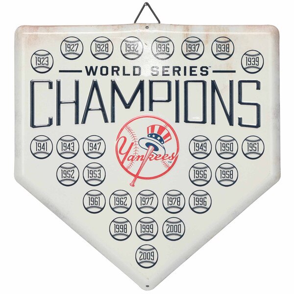 New York Yankees Home Plate Metal Wall Art | Open Road Brands | Shop-ORB