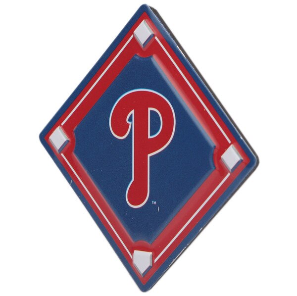 Philadelphia Phillies Baseball Diamond Logo Magnet | Open Road Brands ...