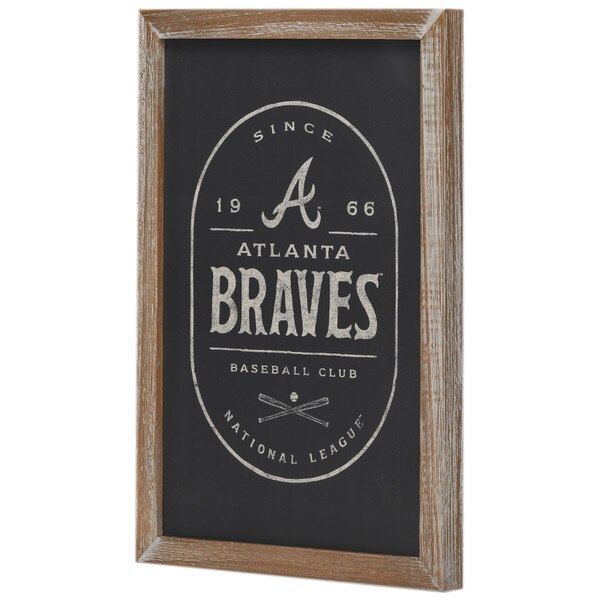 Atlanta Braves - Ball Club Framed Wood Wall Decor | Open Road Brands ...