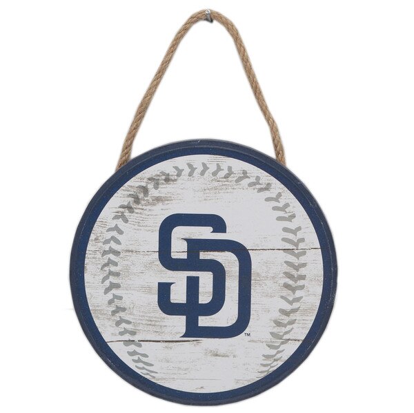 San Diego Padres Hanging MDF Baseball Sign | Open Road Brands | Shop-ORB