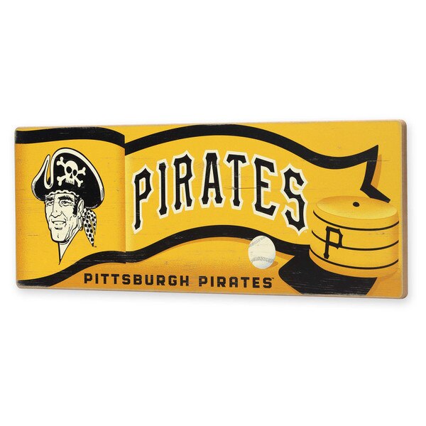 Pittsburgh Pirates Tradition Wood Wall Decor | Open Road Brands | Shop-ORB
