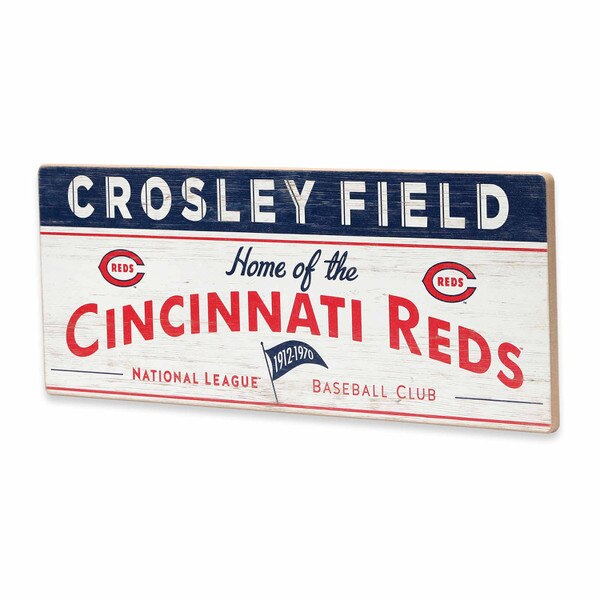 Cincinnati Reds Tradition Wood Wall Decor | Open Road Brands | Shop-ORB