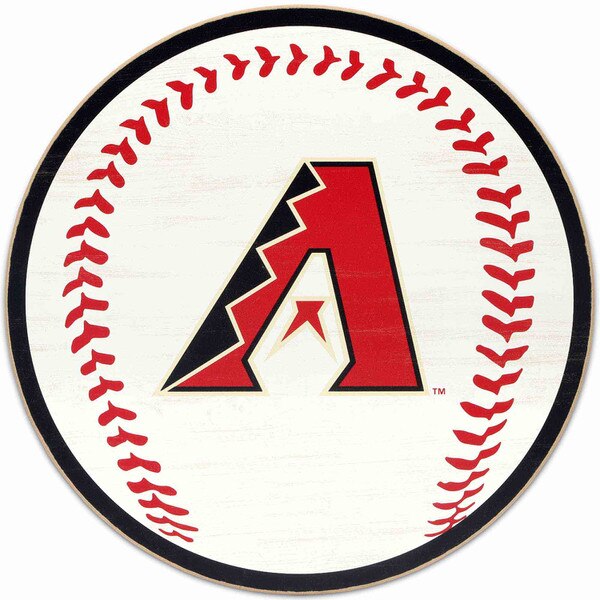 Arizona Diamondbacks Logo Baseball Round Wood Wall Decor | Open Road ...