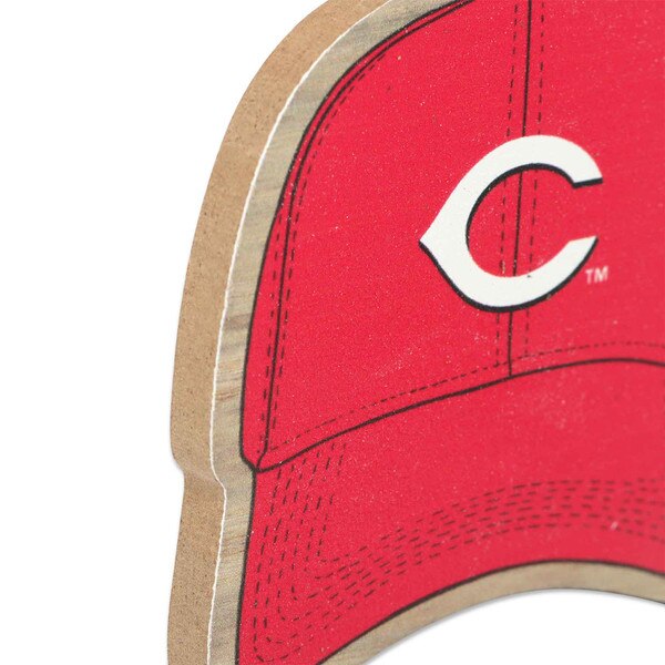 Cincinnati Reds Baseball Cap Wood Magnet | Open Road Brands | Shop-ORB