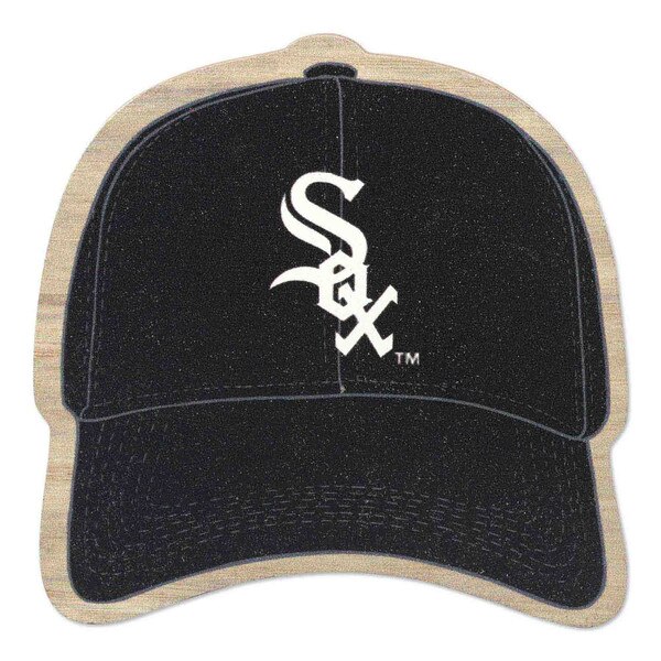 Chicago White Sox Baseball Cap Wood Magnet | Open Road Brands | Shop-ORB