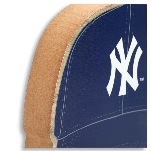 New York Yankees Ballcap Chunky Wood Decor | Open Road Brands | Shop-ORB