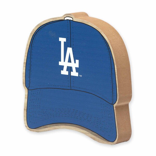 Los Angeles Dodgers Ballcap Chunky Wood Decor | Open Road Brands | Shop-ORB