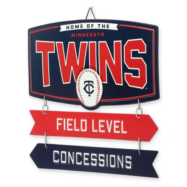 Minnesota Twins Field Level Concessions Metal Sign | Open Road Brands ...