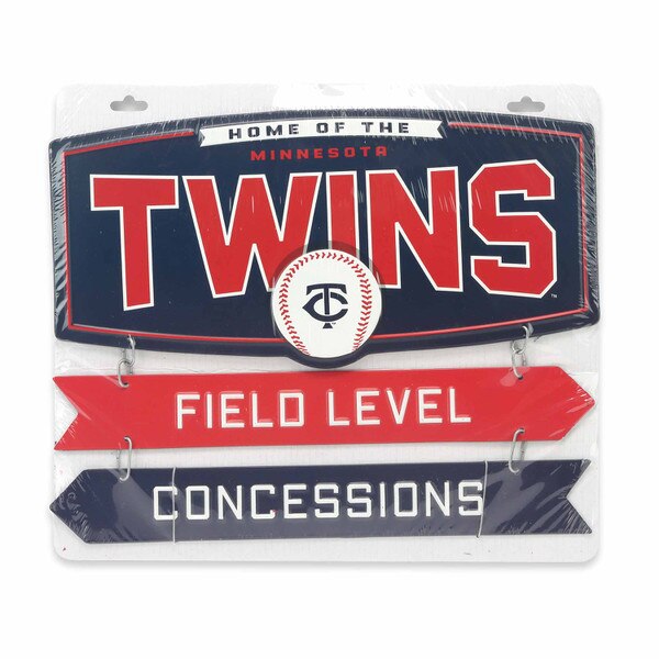 Minnesota Twins Field Level Concessions Metal Sign | Open Road Brands ...