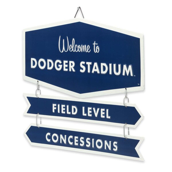 Los Angeles Dodgers Dodger Stadium Field Level Concessions Metal Sign ...