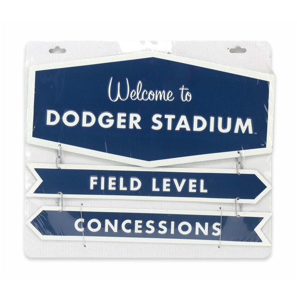 Los Angeles Dodgers Dodger Stadium Field Level Concessions Metal Sign ...