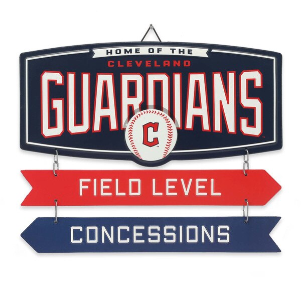 Cleveland Guardians Field Level Concessions Metal Sign | Open Road ...
