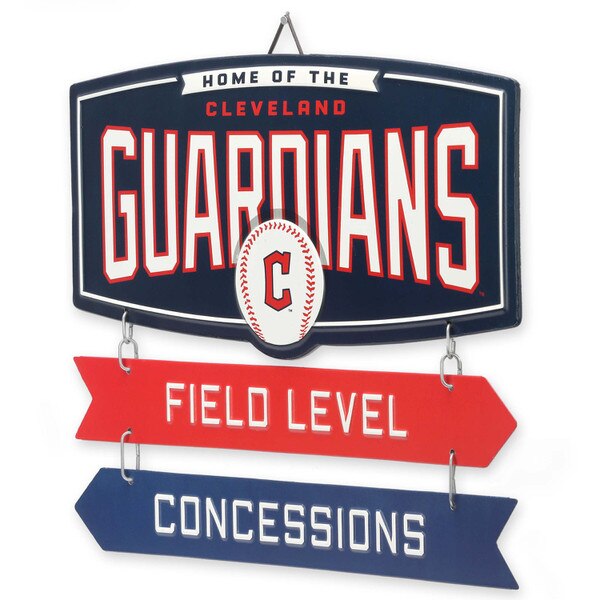 Cleveland Guardians Field Level Concessions Metal Sign | Open Road ...