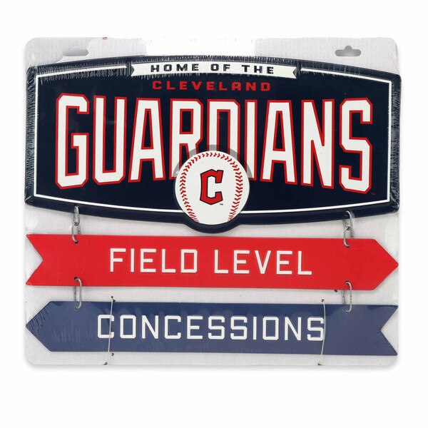 Cleveland Guardians Field Level Concessions Metal Sign | Open Road ...