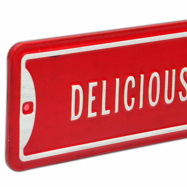 Coca-Cola Delicious & Refreshing Metal Street Sign | Open Road Brands ...