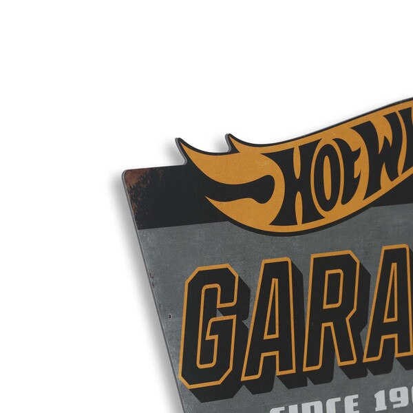 Mattel Hot Wheels Garage Metal Sign | Open Road Brands | Shop-ORB