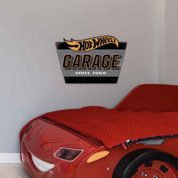 Mattel Hot Wheels Garage Metal Sign | Open Road Brands | Shop-ORB
