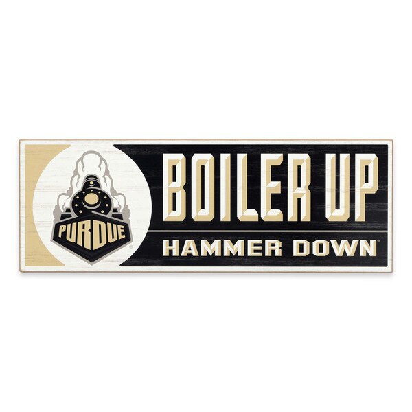 Purdue University Boiler Up Tradition Wood Wall Decor | Open Road ...