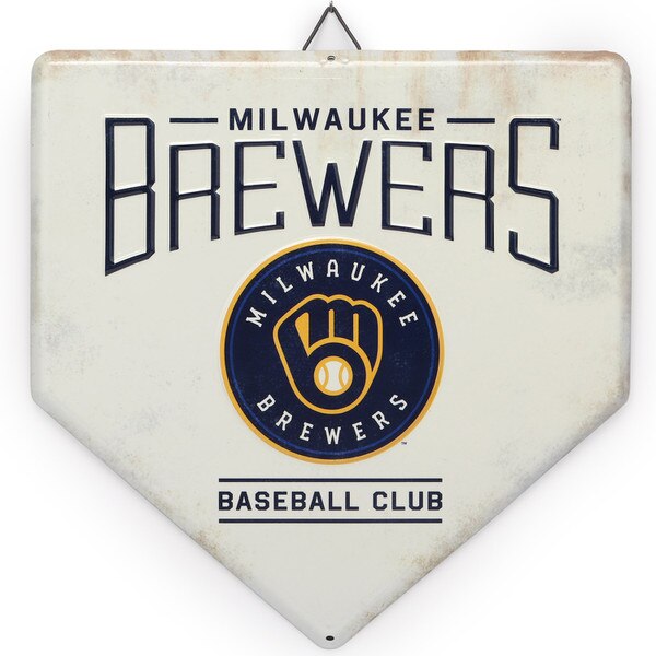 Milwaukee Brewers Base Metal Sign | Open Road Brands | Shop-ORB