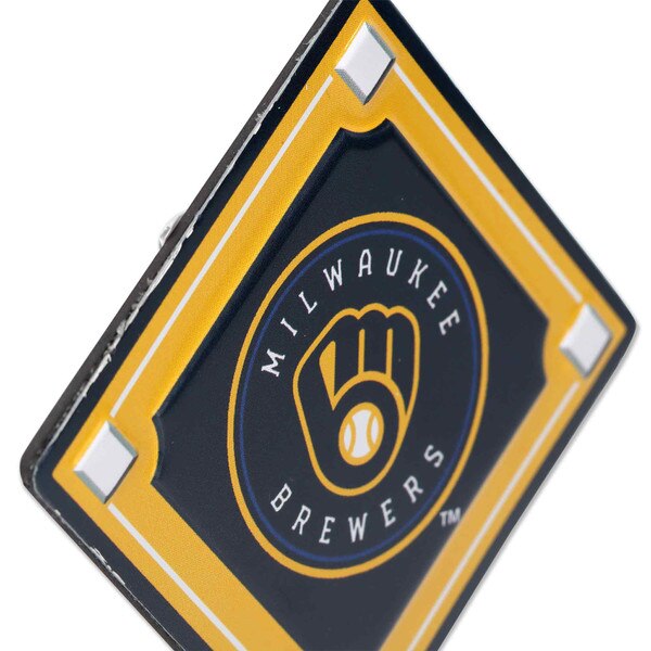 Milwaukee Brewers Diamond Metal Magnet | Open Road Brands | Shop-ORB