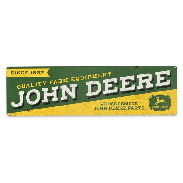Deere & Company John Deere Parts Billboard Metal Sign | Open Road ...