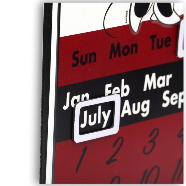 Disney Mickey & Minnie Mouse Calendar Metal Sign | Open Road Brands ...