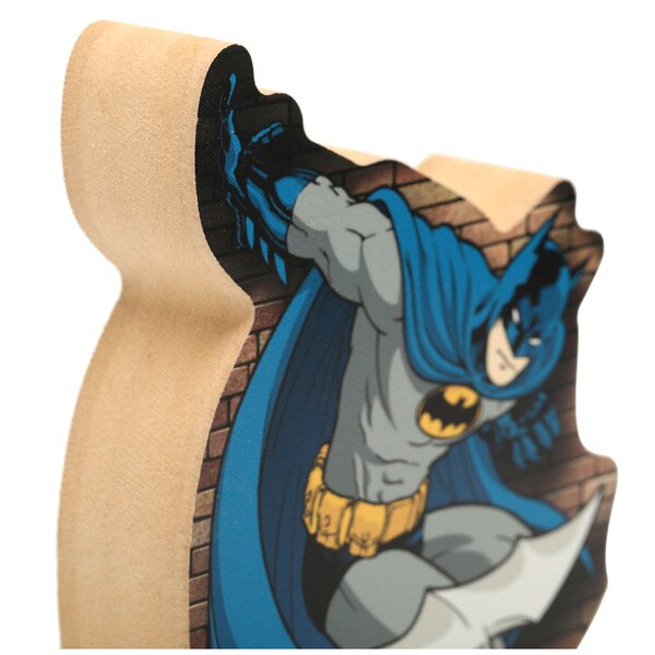 Batman in Action Chunky Wood Decor | Open Road Brands | Shop-ORB
