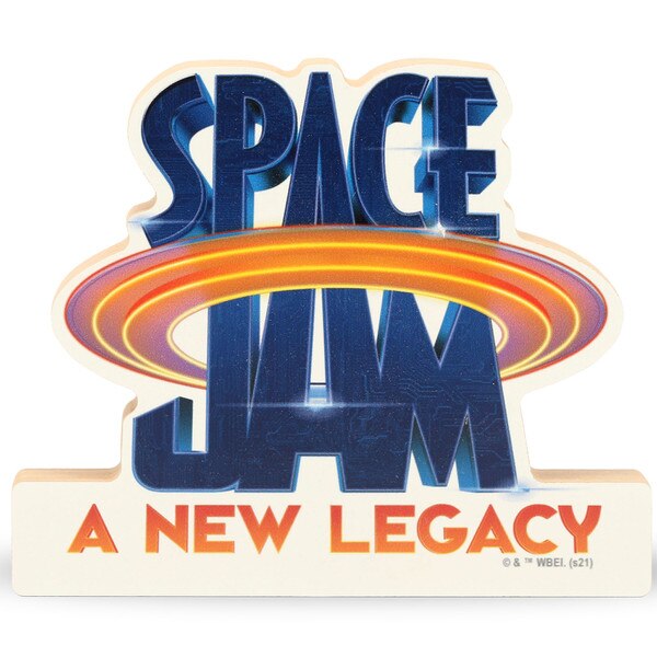 Warner Bros. Space Jam 2: A New Legacy Logo Chunky Wood Decor | Open ...