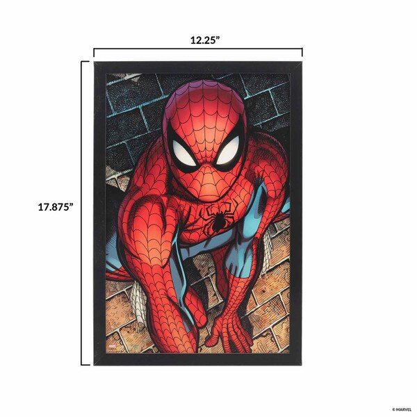 Marvel Spider-Man - Brick Wall Close-Up Wood Wall Decor | Open Road ...