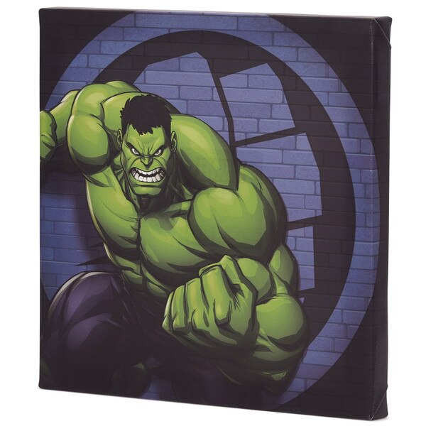 Marvel The Incredible Hulk - Brick Wall Canvas Wall Decor | Open Road ...
