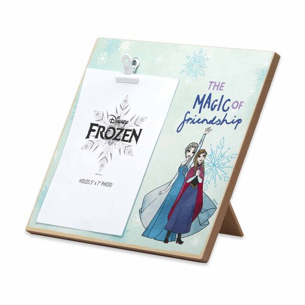 Disney Frozen Elsa & Anna Magic Of Friendship Wood Photo Clip Frame ...