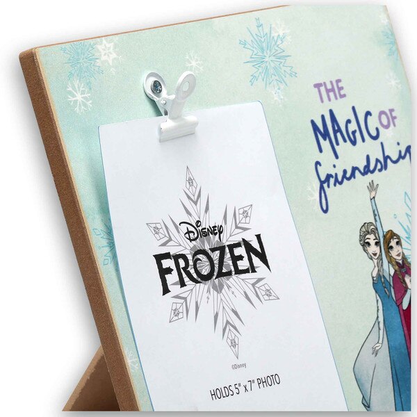 Disney Frozen Elsa & Anna Magic Of Friendship Wood Photo Clip Frame ...