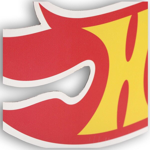 Mattel Hot Wheels Flame Logo Metal Sign | Open Road Brands | Shop-ORB