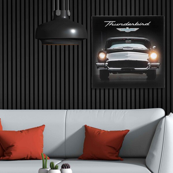 Ford Thunderbird Front End Canvas Wall Decor | Open Road Brands | Shop-ORB