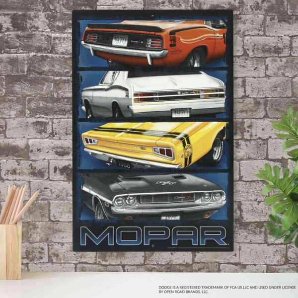 Mopar Dodge Bumpers Metal Sign | Open Road Brands | Shop-ORB