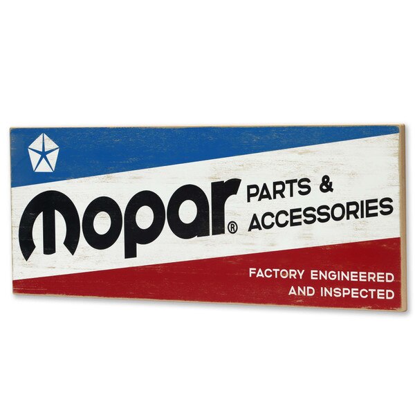 Mopar Parts and Accessories Metal Sign | Open Road Brands