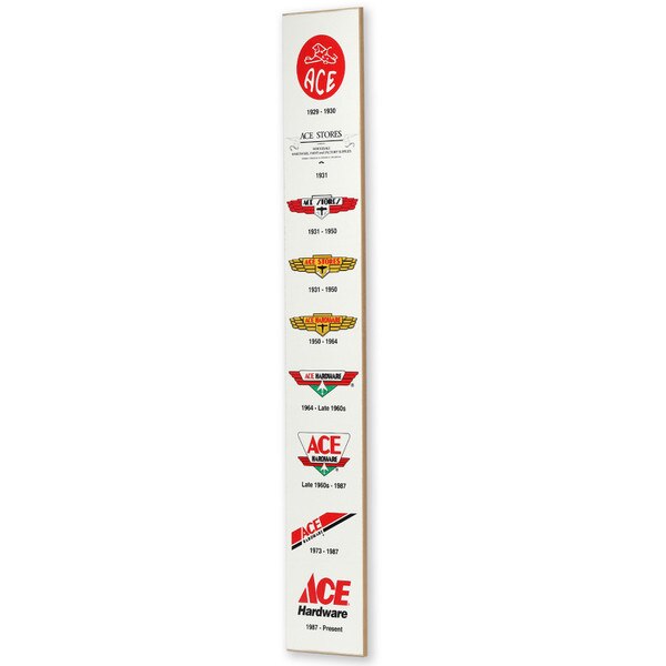 Ace Hardware Logo Evolution Wood Wall Decor | Open Road Brands | Shop-ORB