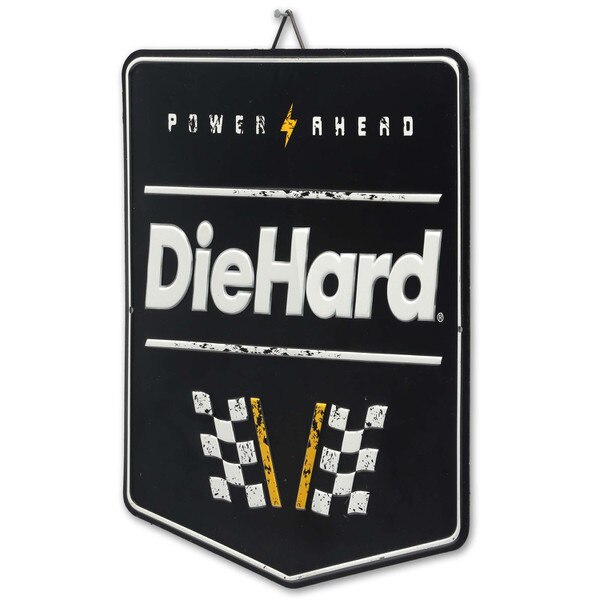 DieHard Batteries Power Ahead Metal Sign | Open Road Brands | Shop-ORB