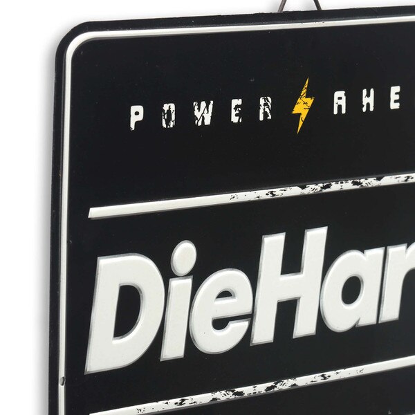 DieHard Batteries Power Ahead Metal Sign | Open Road Brands | Shop-ORB