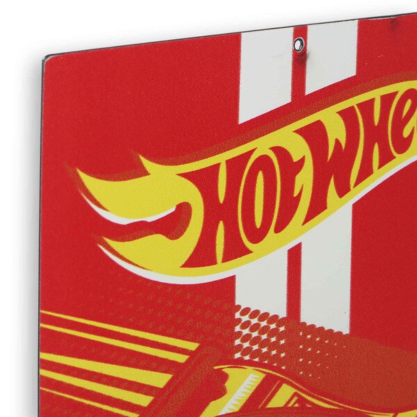 Hot Wheels Super TurboTrax Classic Metal Sign | Open Road Brands | Shop-ORB