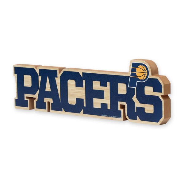 Indiana Pacers Laser Cut Chunky Wood Decor | Open Road Brands | Shop-ORB